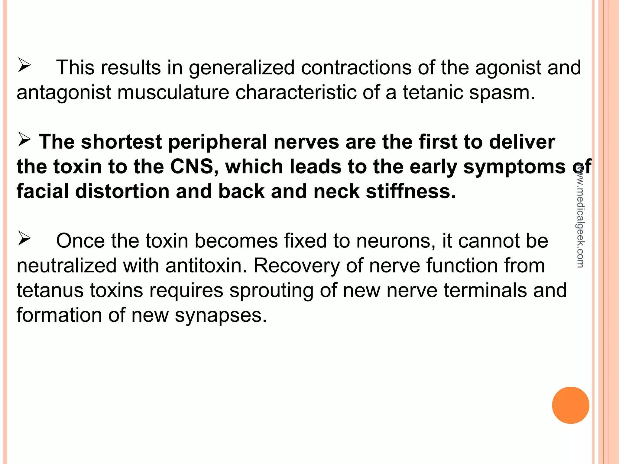 Tetanus Presentation | PPT