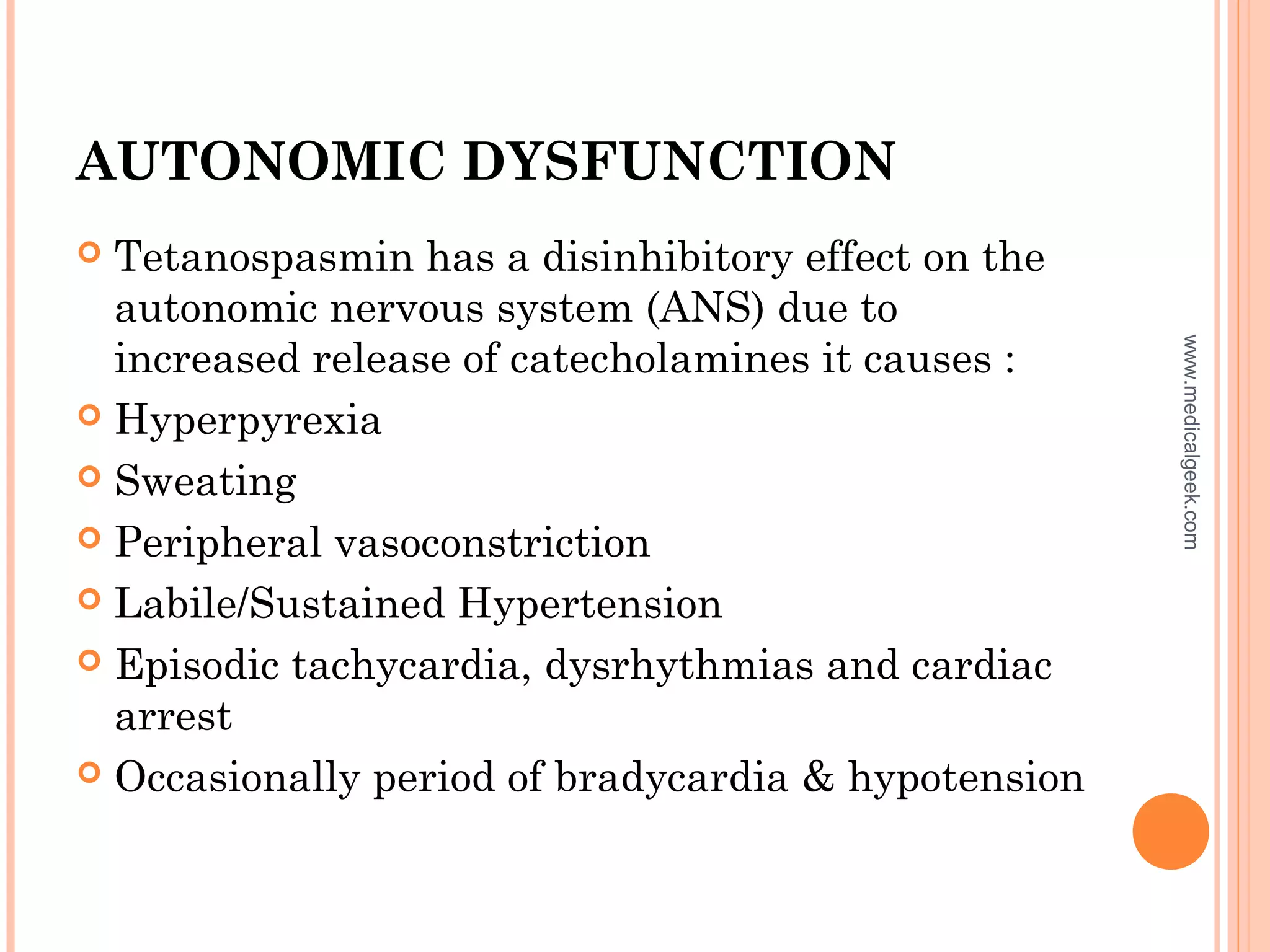 Tetanus Presentation | PPT