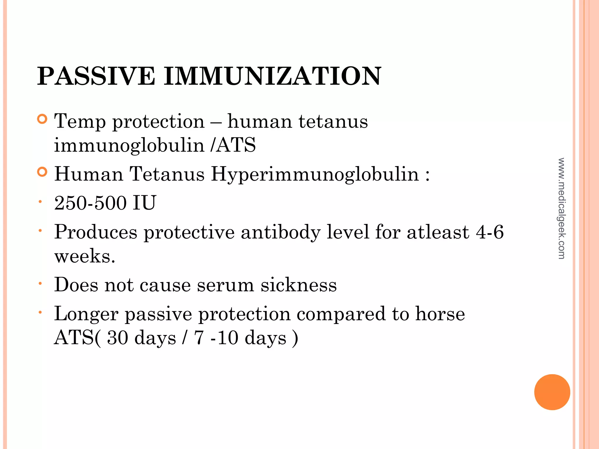 Tetanus Presentation | PPT