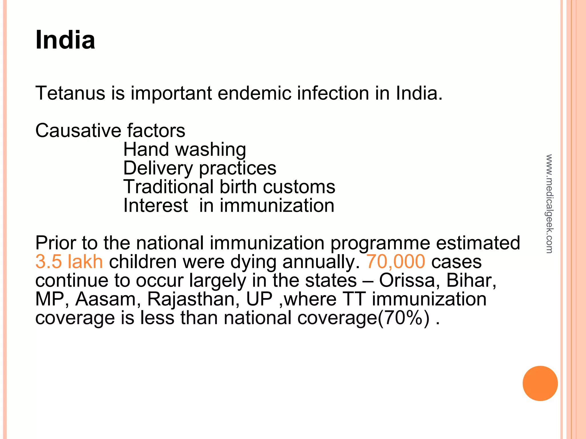 Tetanus Presentation | PPT