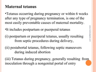 Tetanus Presentation | PPT