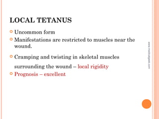 Tetanus Presentation | PPT