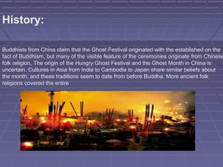 Hungry Ghost festival | PPT