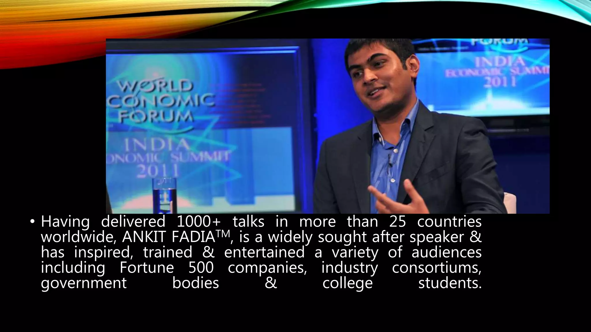 Ankit fadia(My Idol) | PPTX