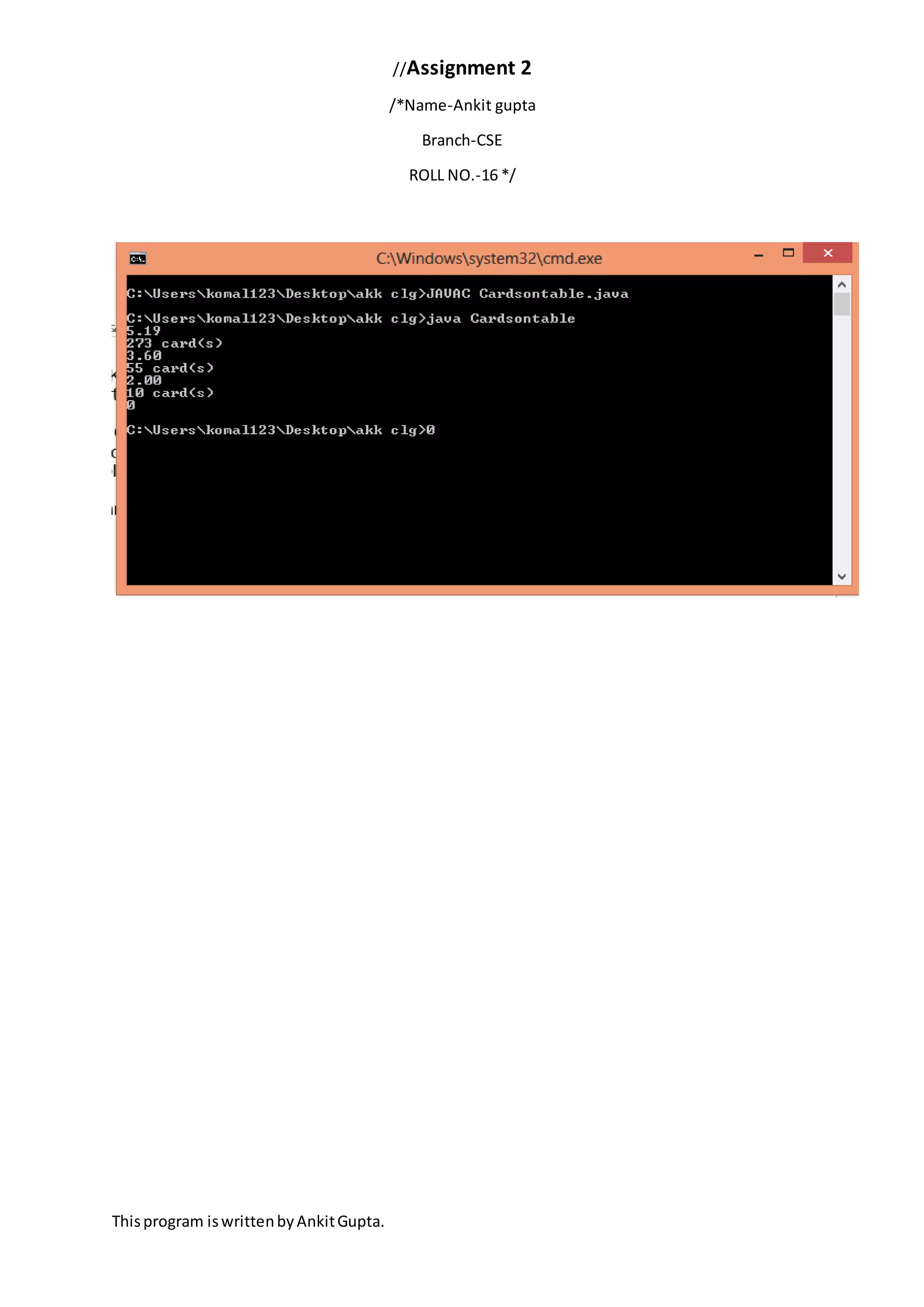 Java Program Assigment 2 Pdf 8452