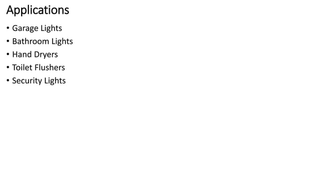 Automatic Room Light Controller Using Arduinom And Pir Sensor Pptx Home Appliances Home And Garden