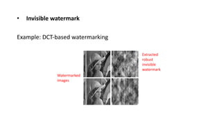 Medical Image Compression with security & water marking | PPTX