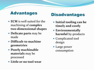 Electrochemical machining by Himanshu Vaid | PPTX | Chemistry | Science