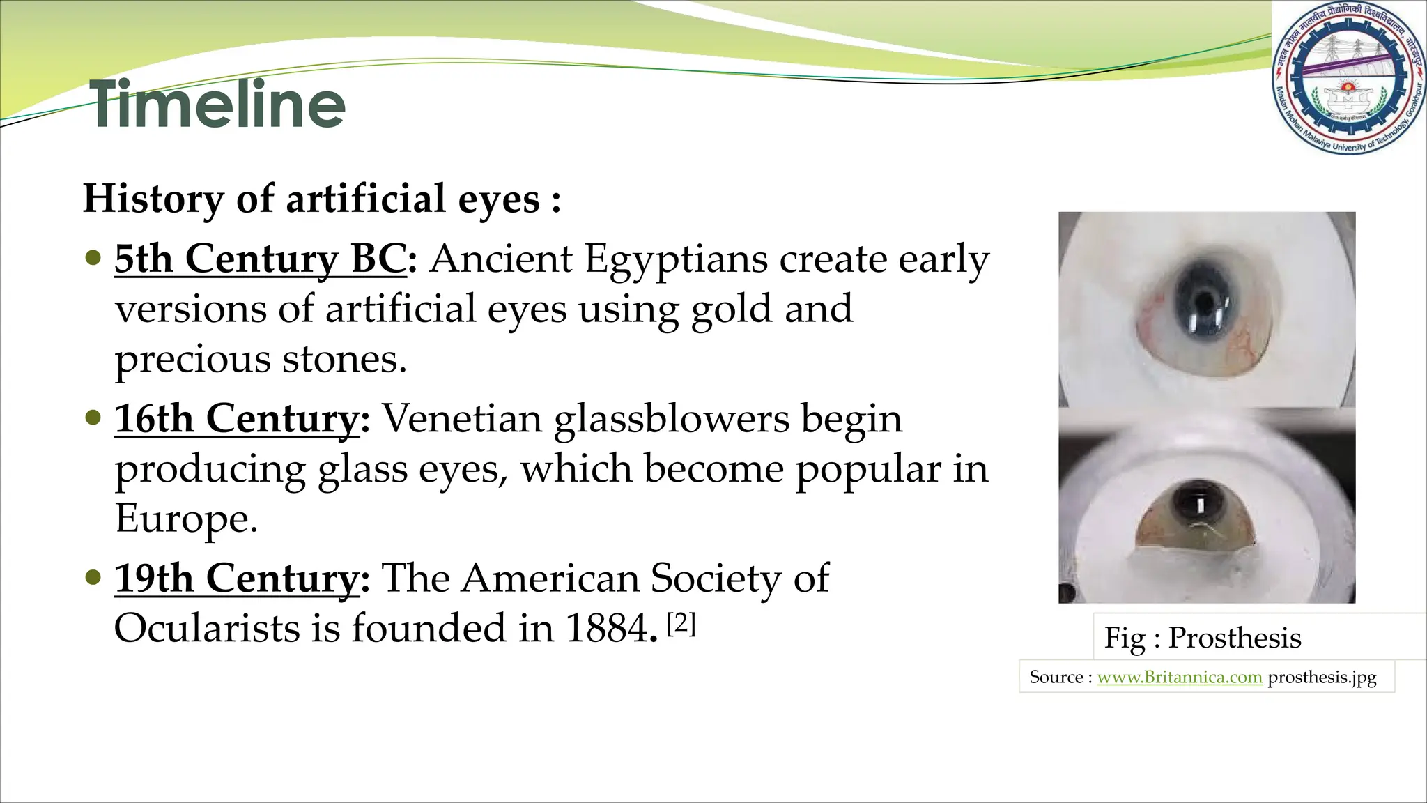 Artificial eye and its applications in daily life | PDF