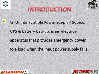 Ankit maratha ppt on ups & energy conservation | PPTX