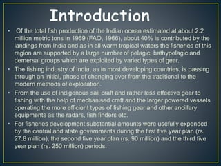Major Exploited Marine Fisheries of India | PPTX