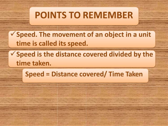 Motion & Time class 7th science | PPTX | Physics | Science
