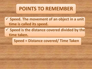 Motion and Time PPt | PDF