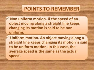 Motion and Time PPt | PDF