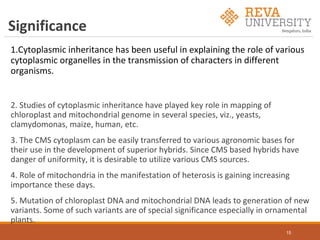 CYTOPLASMIC INHERITANCE | PPT