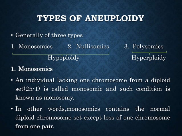 Utilization of polyploids and aneuploids in plants | PPTX