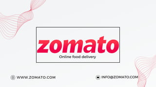 Zomato ppt | PDF