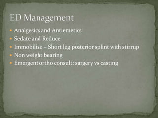 Bimalleolar Fracture | PPTX
