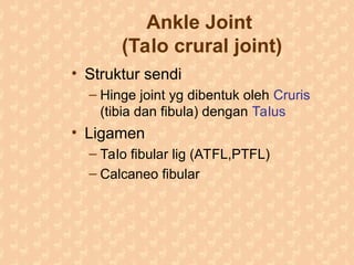 Penanganan ANKLE AND FOOT Disabillities.ppt