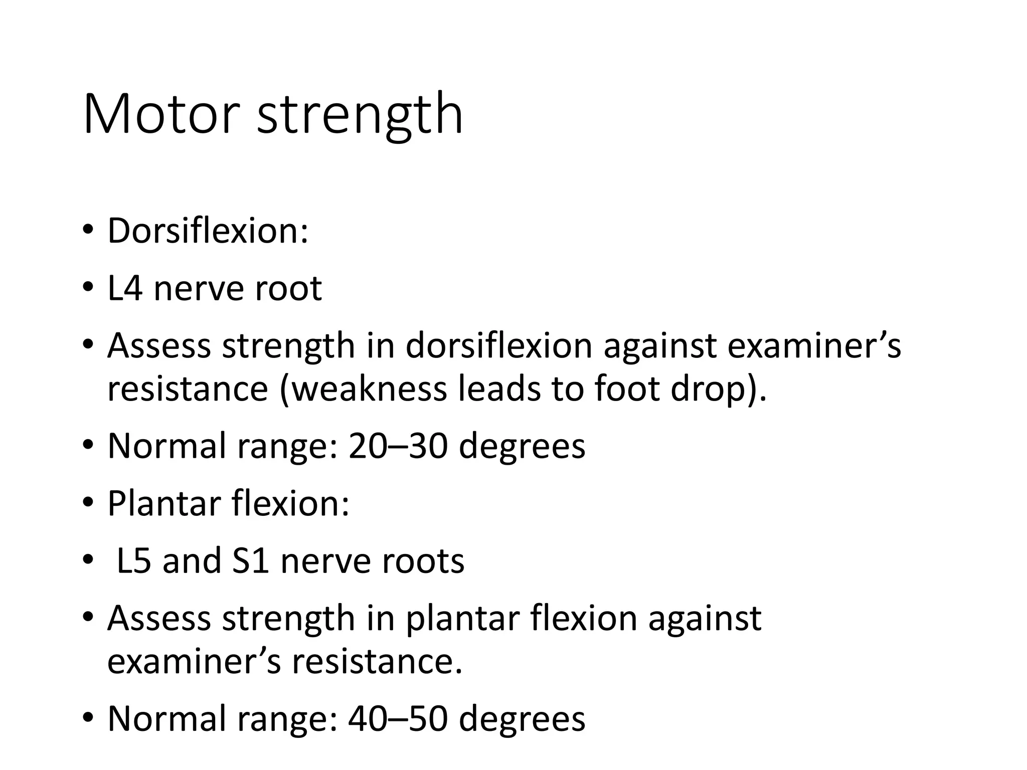 Ankle and Foot examinatiom | PPTX