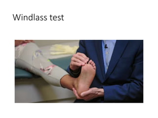 Ankle and Foot examinatiom | PPTX