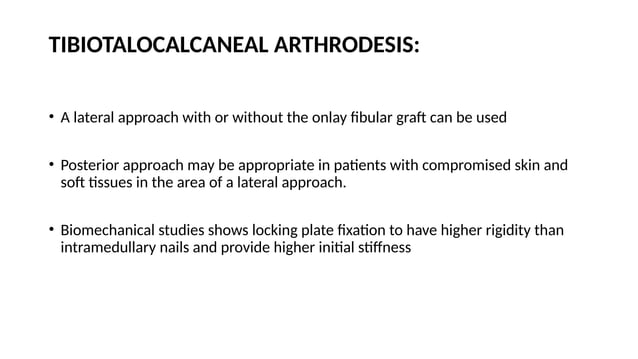 ANKLE AND FOOT ARTHODESIS final.pptx final | PPTX
