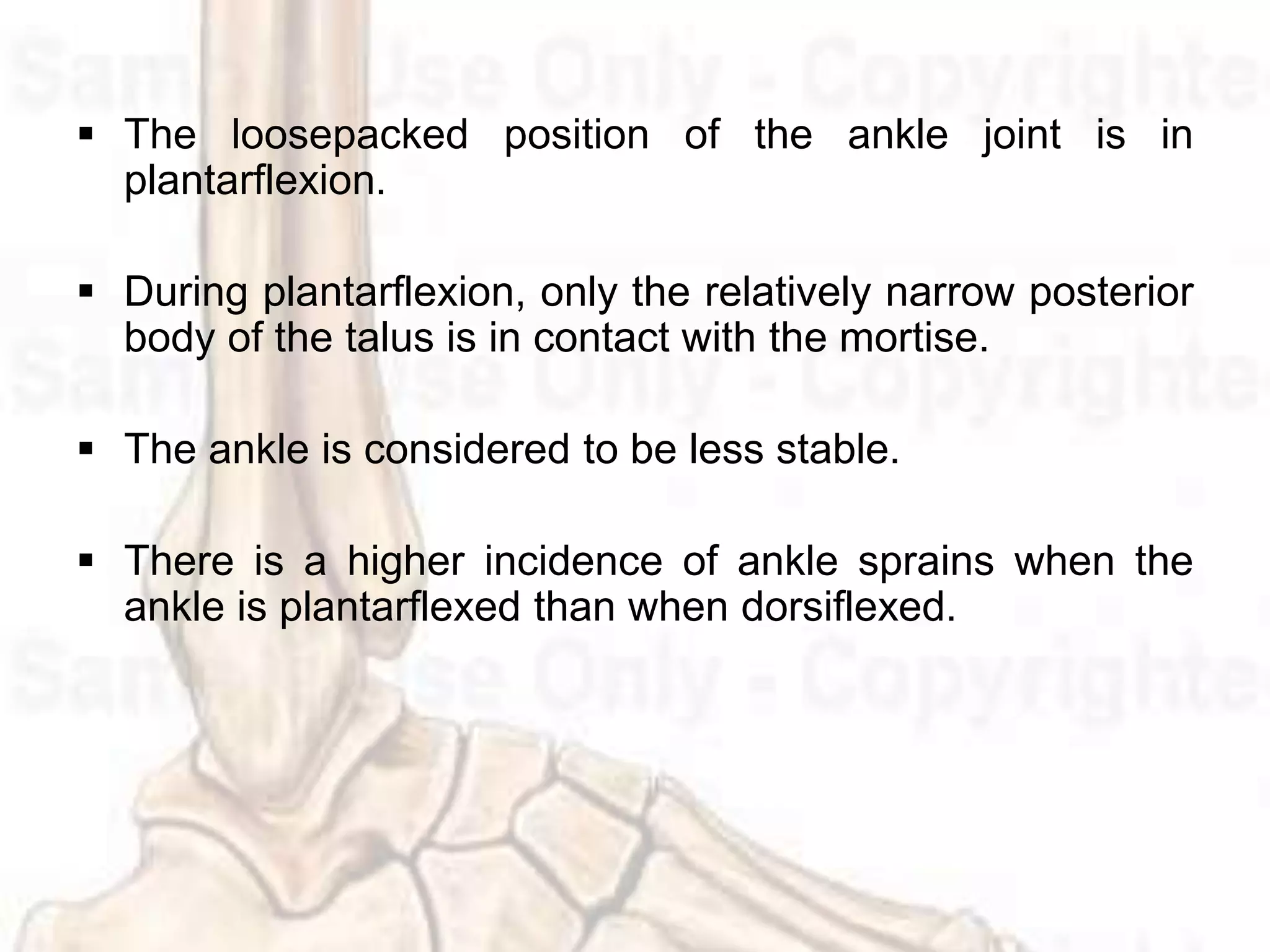 Ankle and foot complex | PPTX