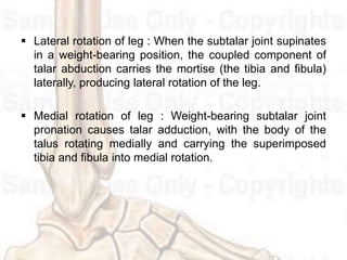 Ankle and foot complex | PPTX