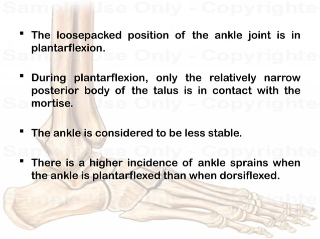 Ankle and Foot Complex biomechanics and its pathology | PPTX