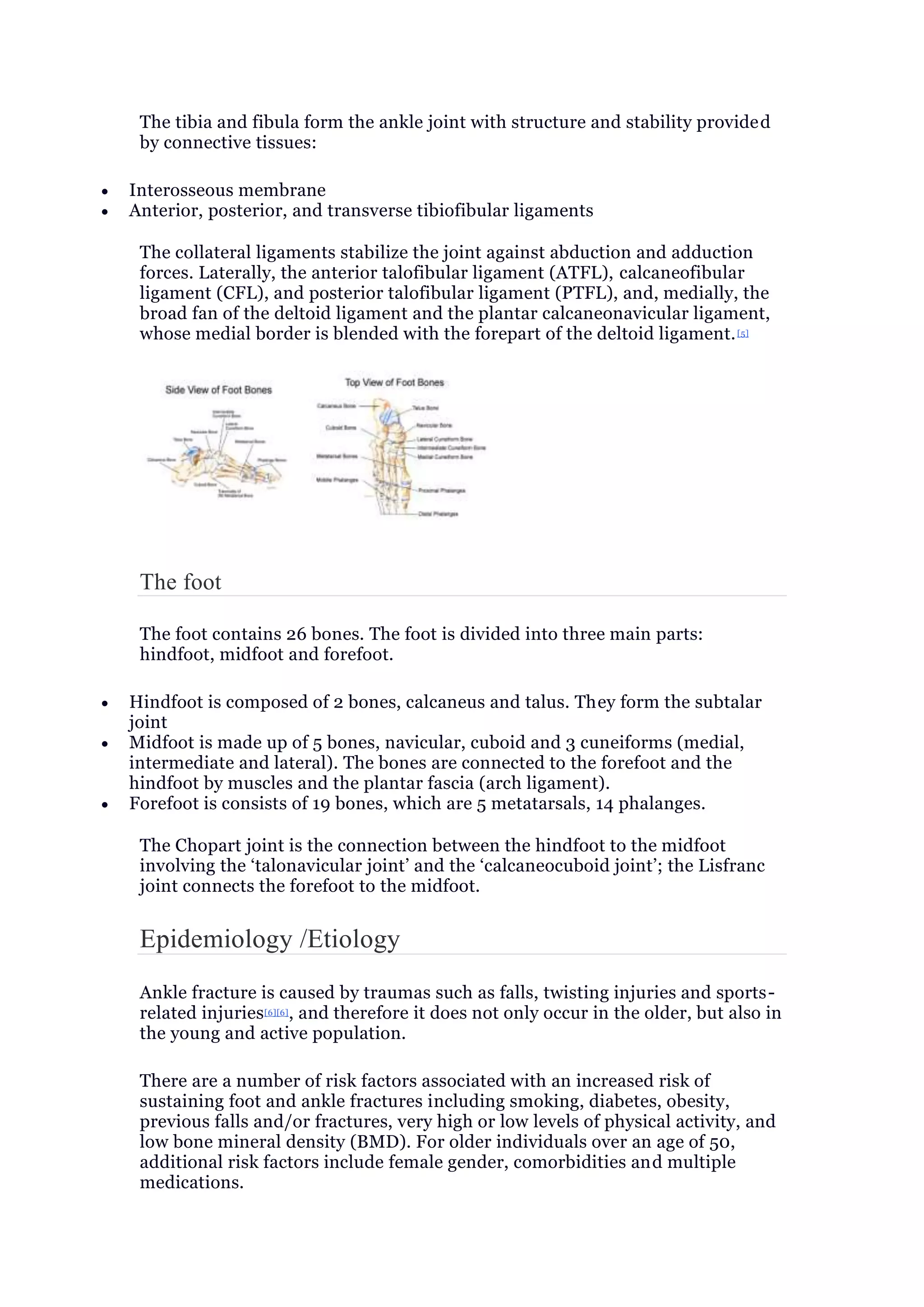 Ankle and Foot Fractures.docx
