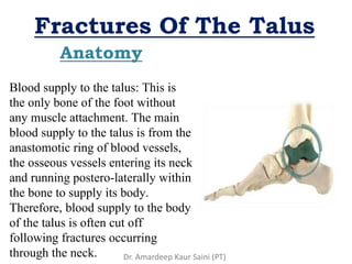 Ankle and foot injuries | PPTX