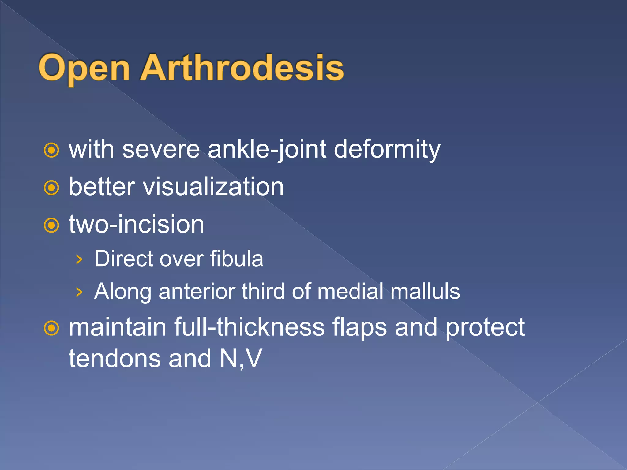 Ankle Arthodesis.pptx