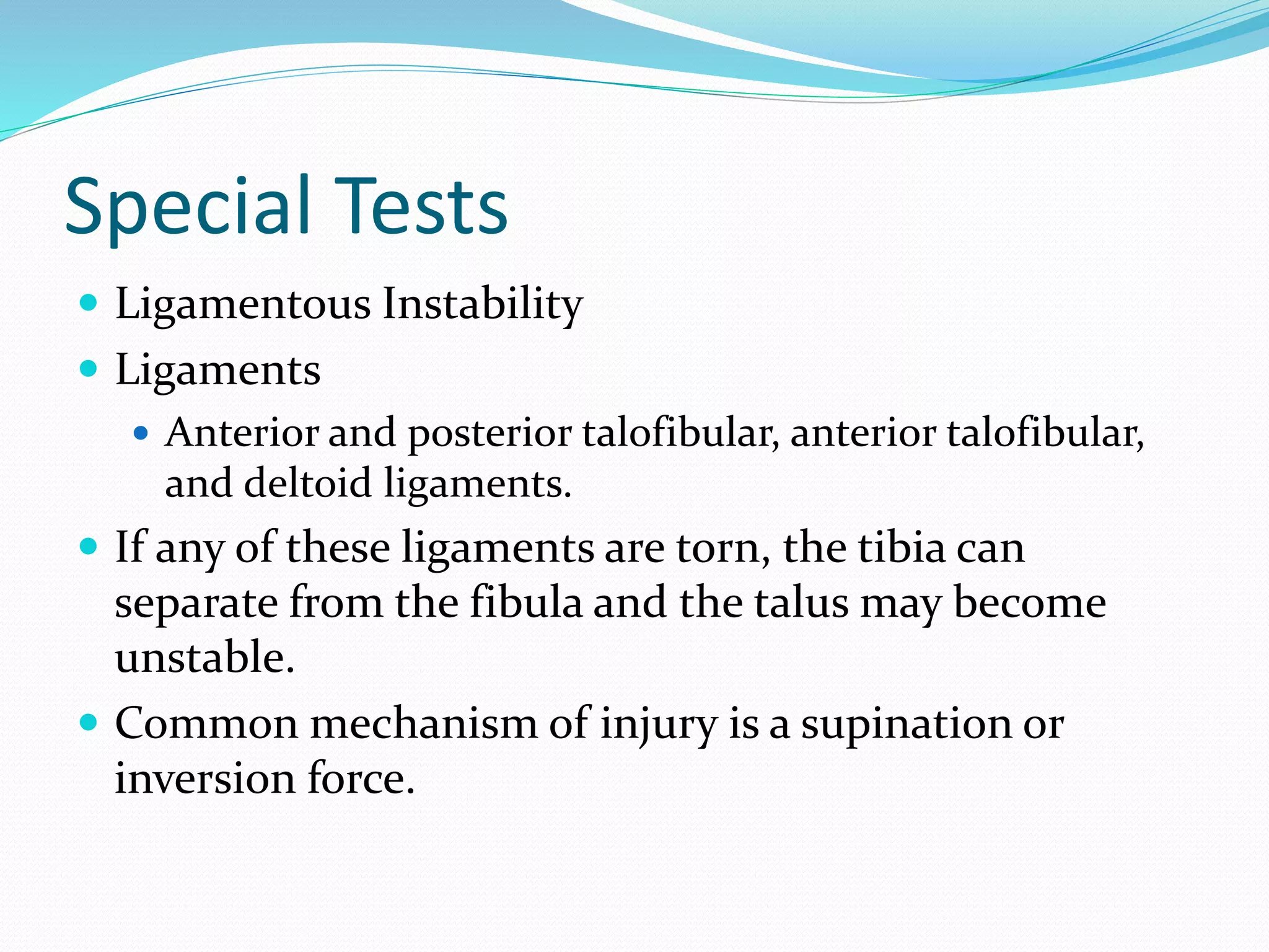 Examination evaluation & Assessment of Ankle & Foot | PPTX