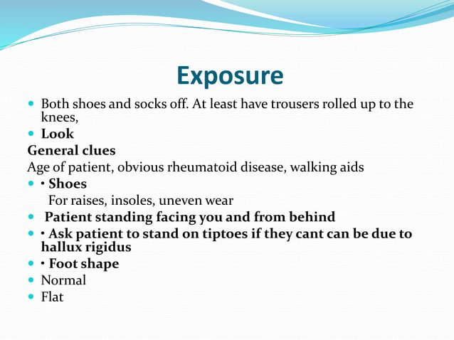 Examination evaluation & Assessment of Ankle & Foot | PPTX
