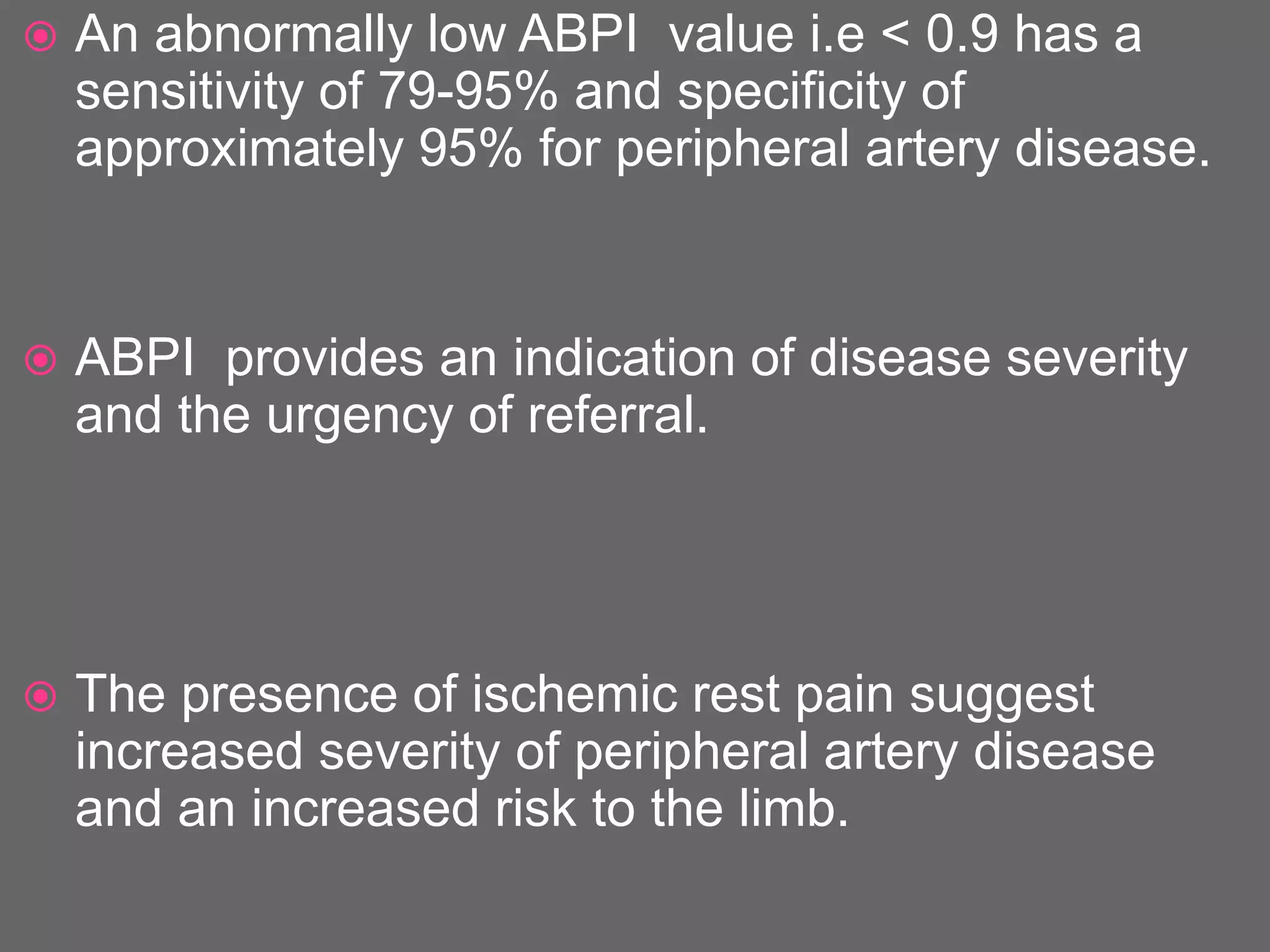 Ankle brachial index | PPTX