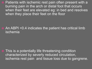 Ankle brachial index | PPTX