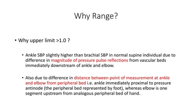 Ankle brachial pressure index (ABPI) | PPTX | Foot Health | Diseases ...