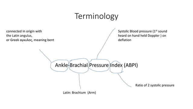 Ankle brachial pressure index (ABPI) | PPTX | Foot Health | Diseases ...