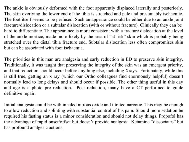 Ankle dislocation 2019 | PPT | First Aid | Injuries