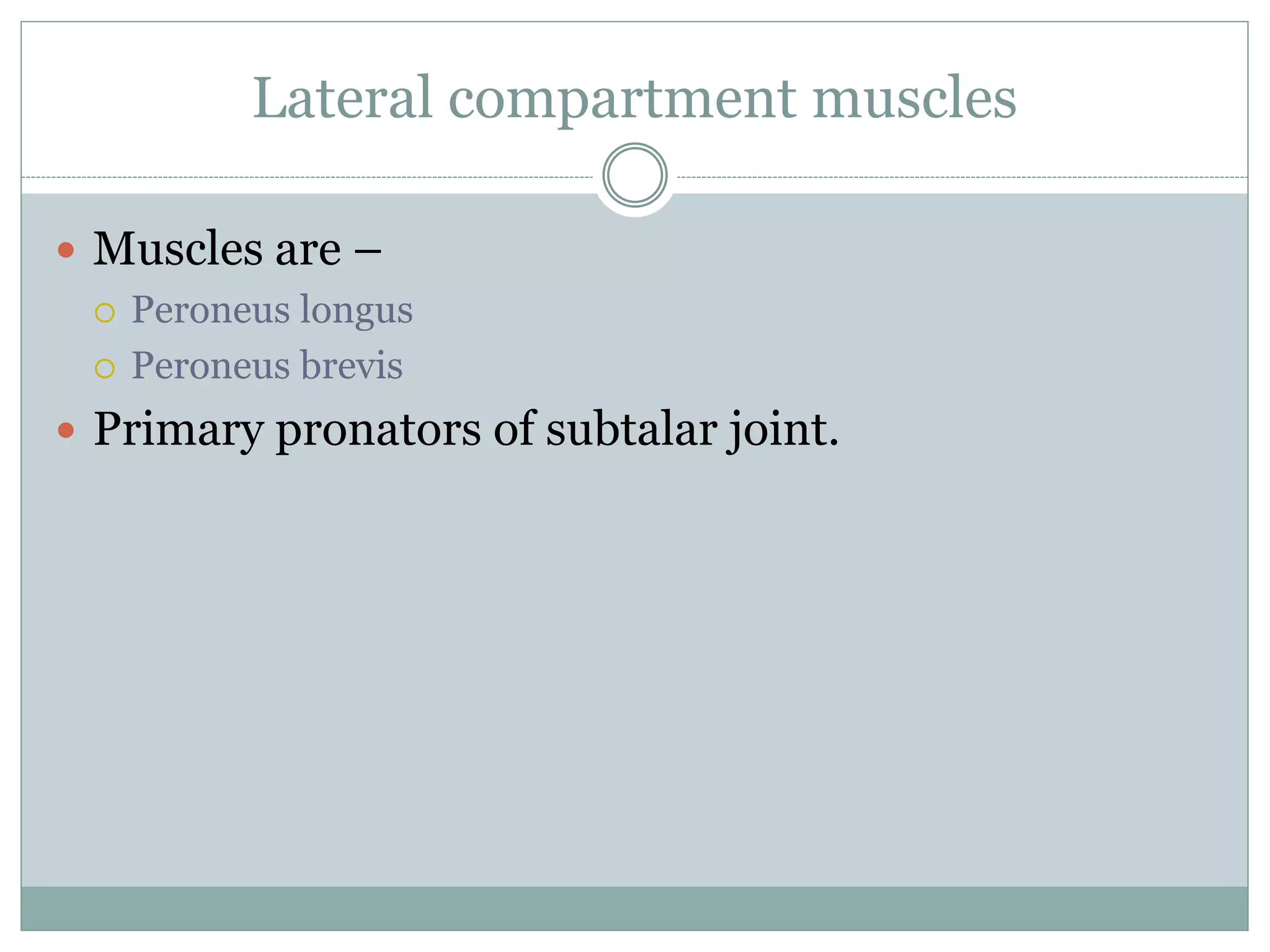 Ankle & foot biomechanics | PPTX