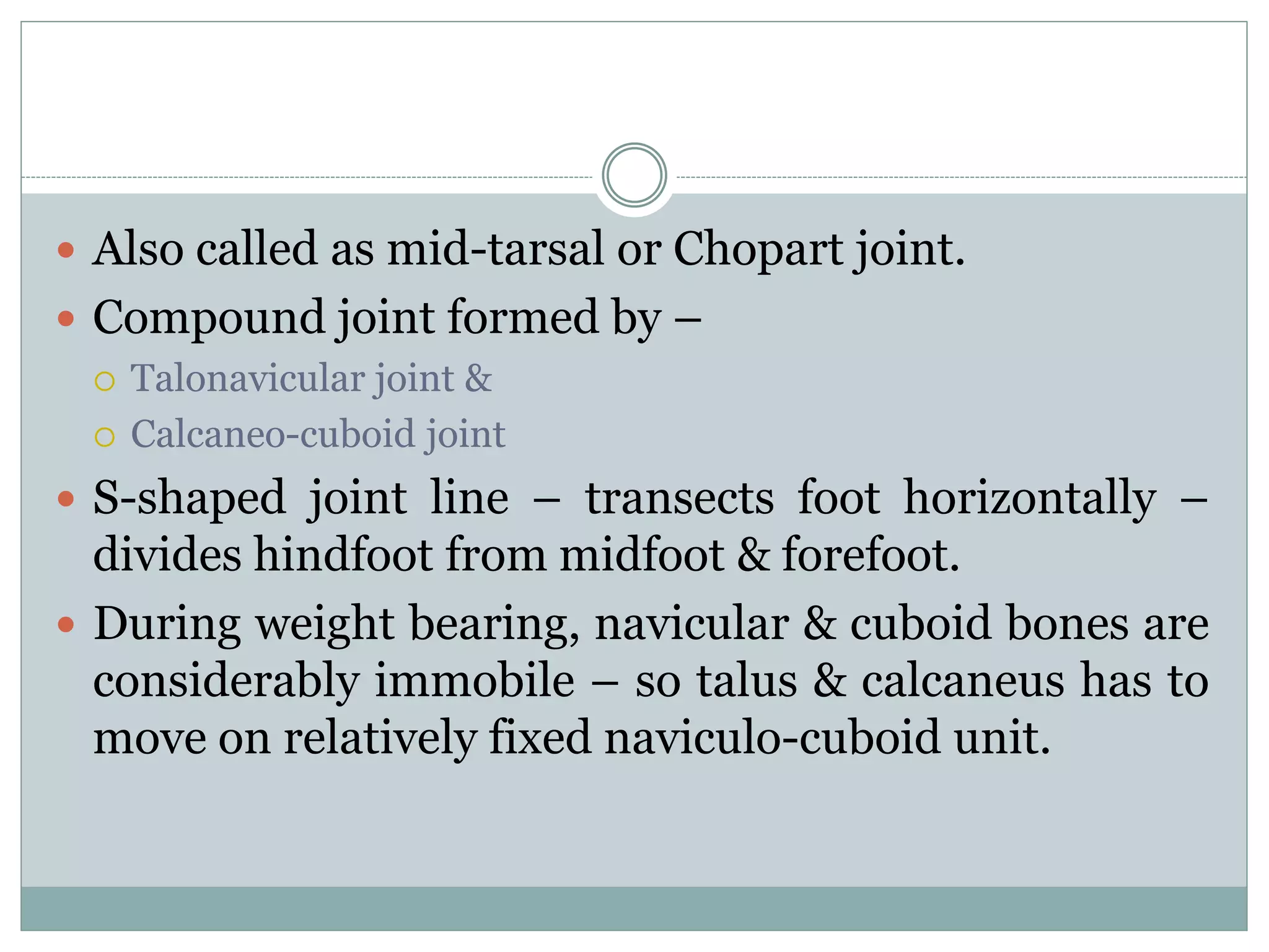 Ankle & foot biomechanics | PPTX