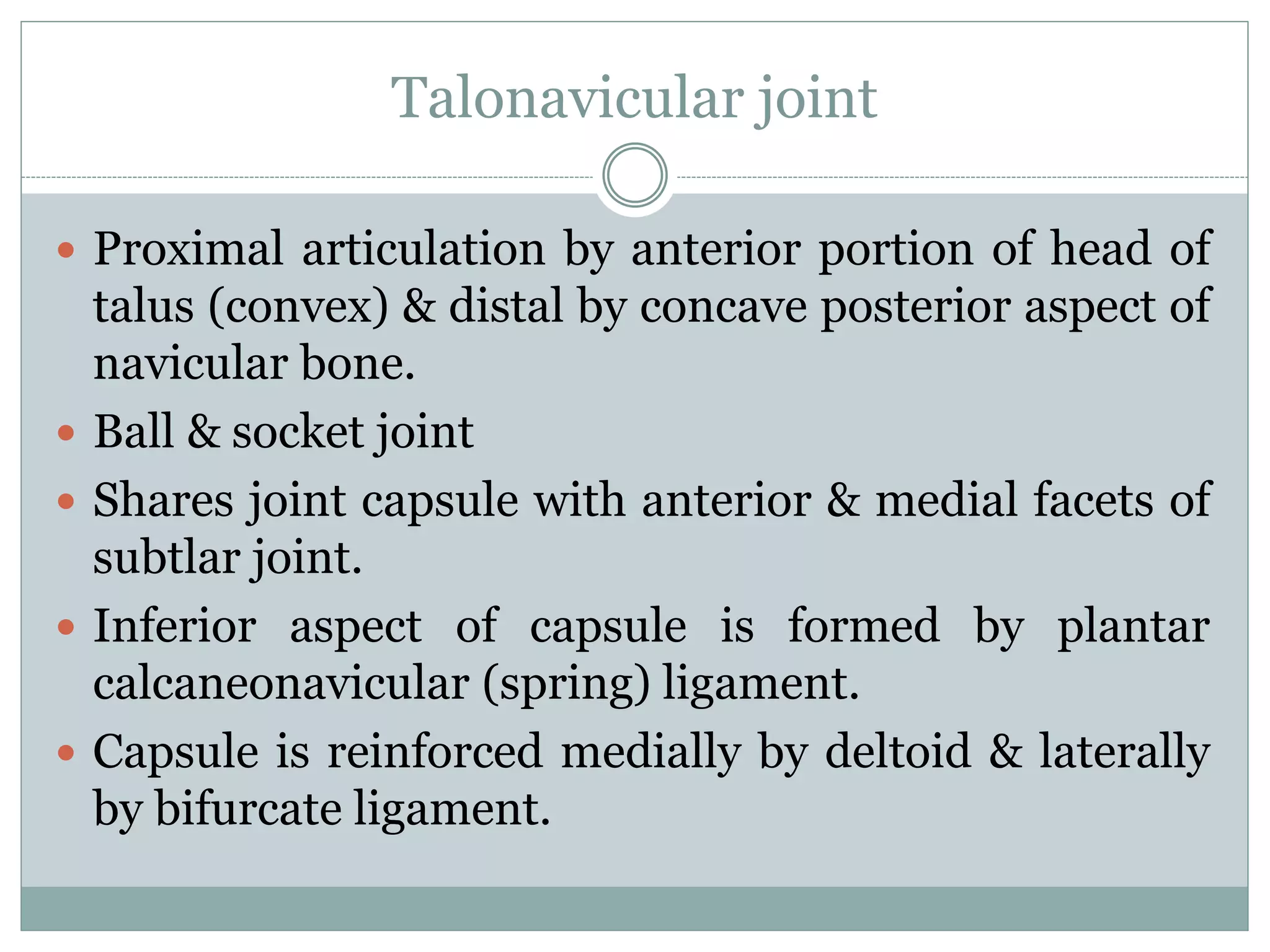 Ankle & foot biomechanics | PPTX