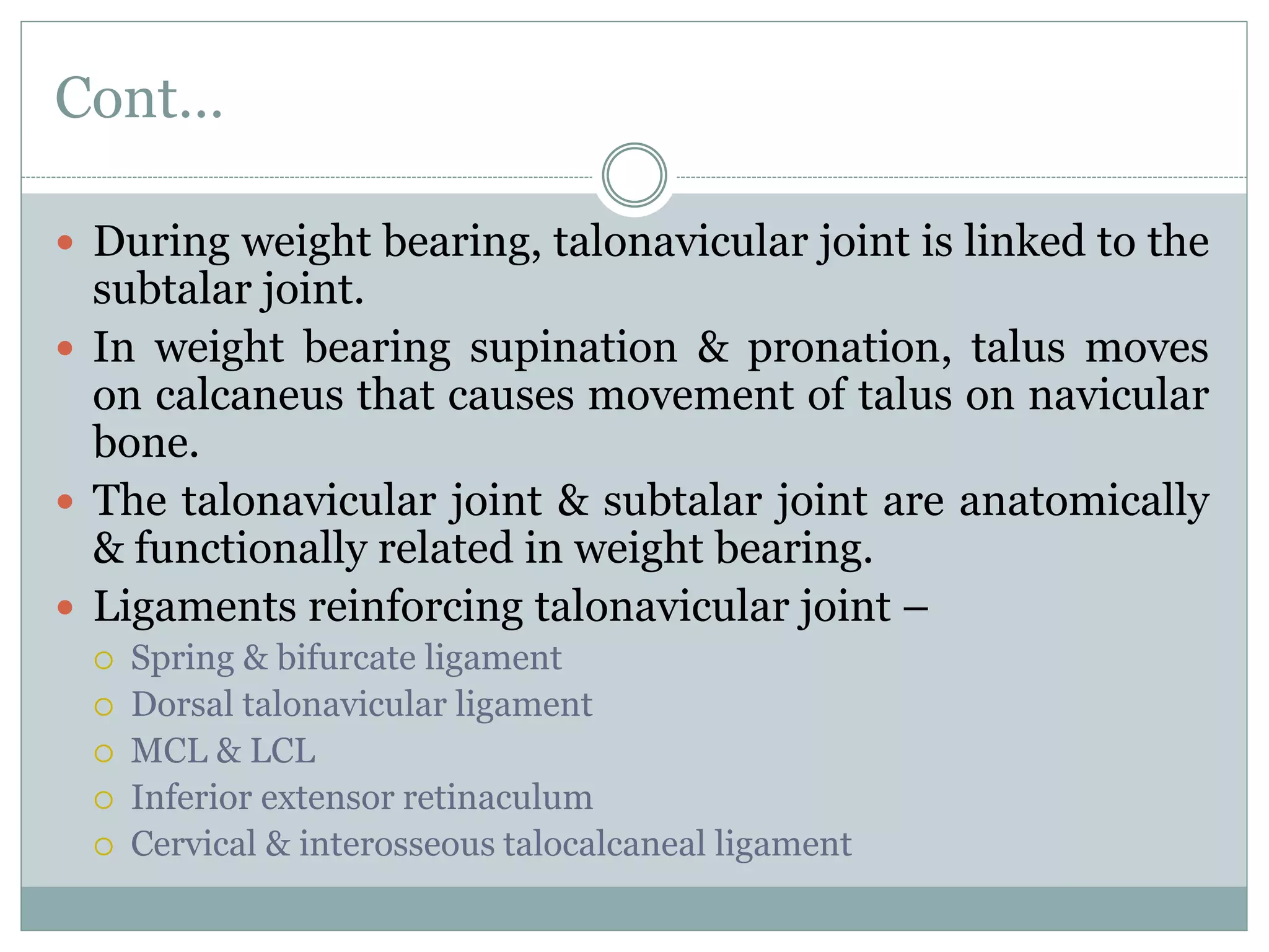 Ankle & foot biomechanics | PPTX
