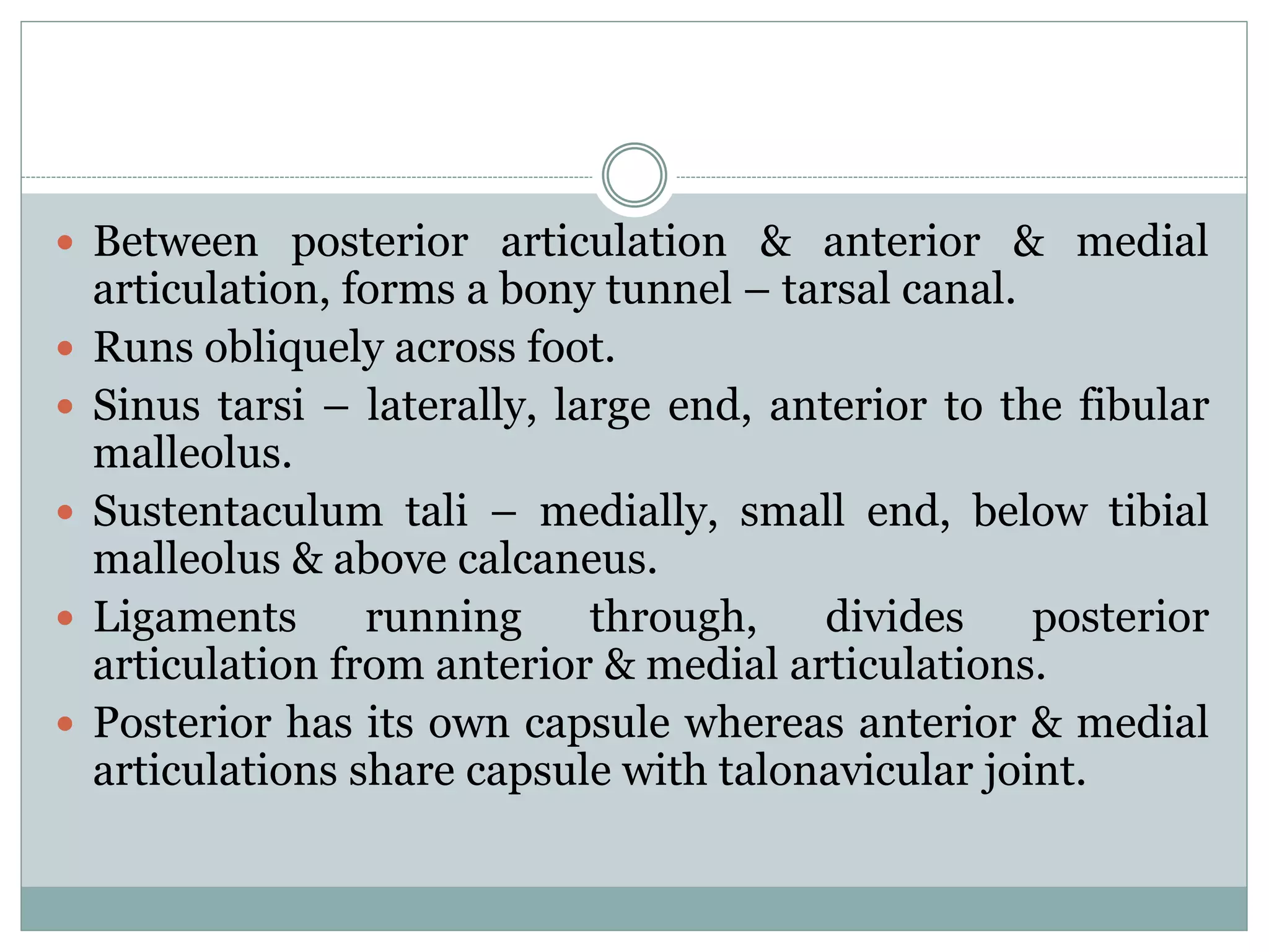 Ankle & foot biomechanics | PPTX