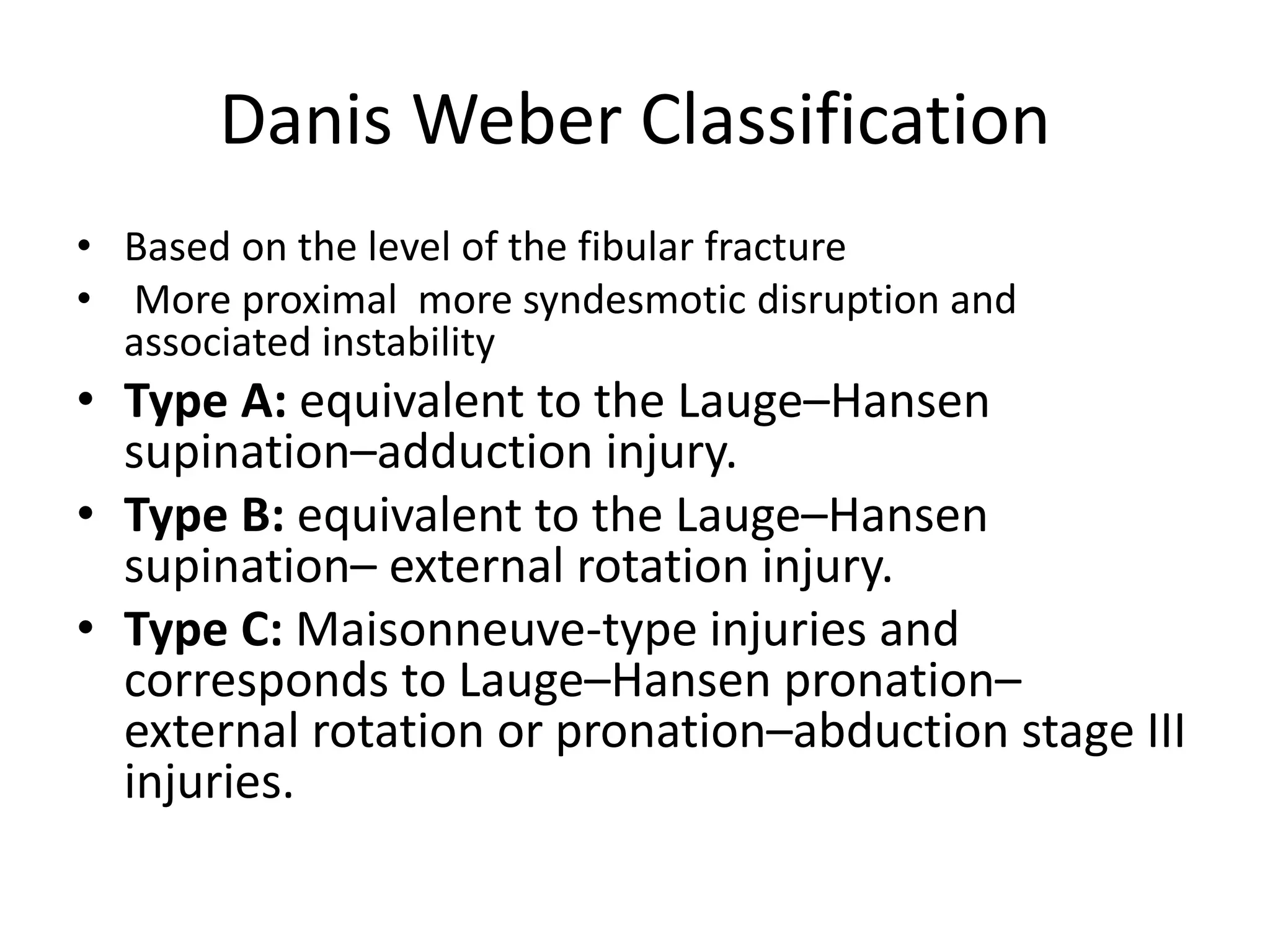 Ankle Fracture | PPTX