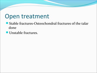 Ankle fractures | PPT