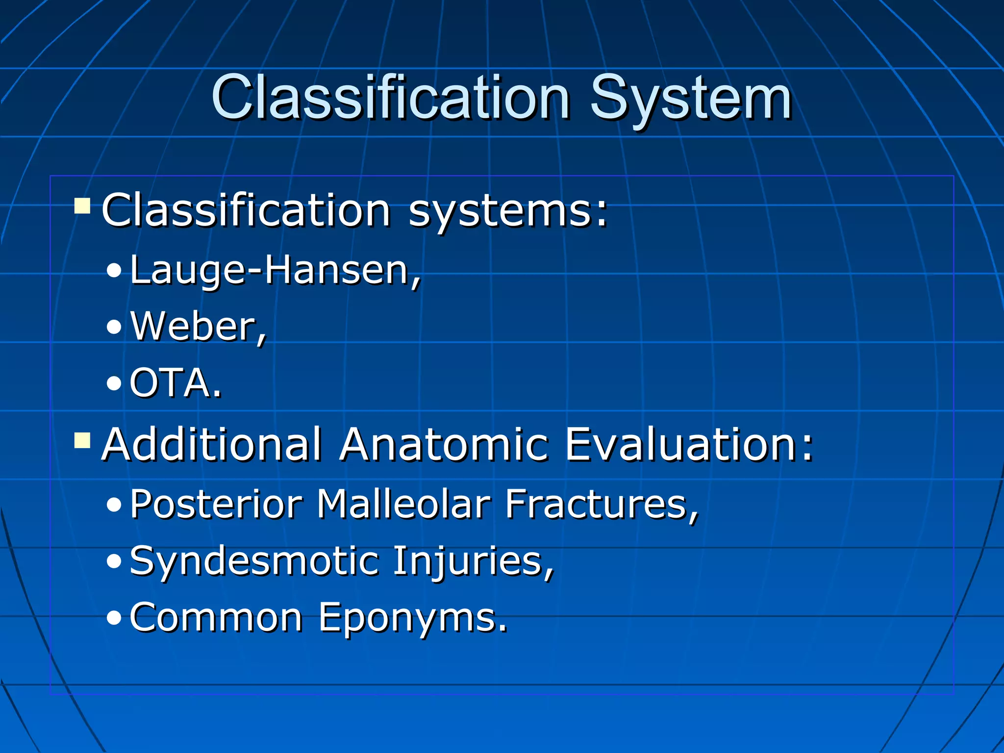 Ankle fractures | PPT