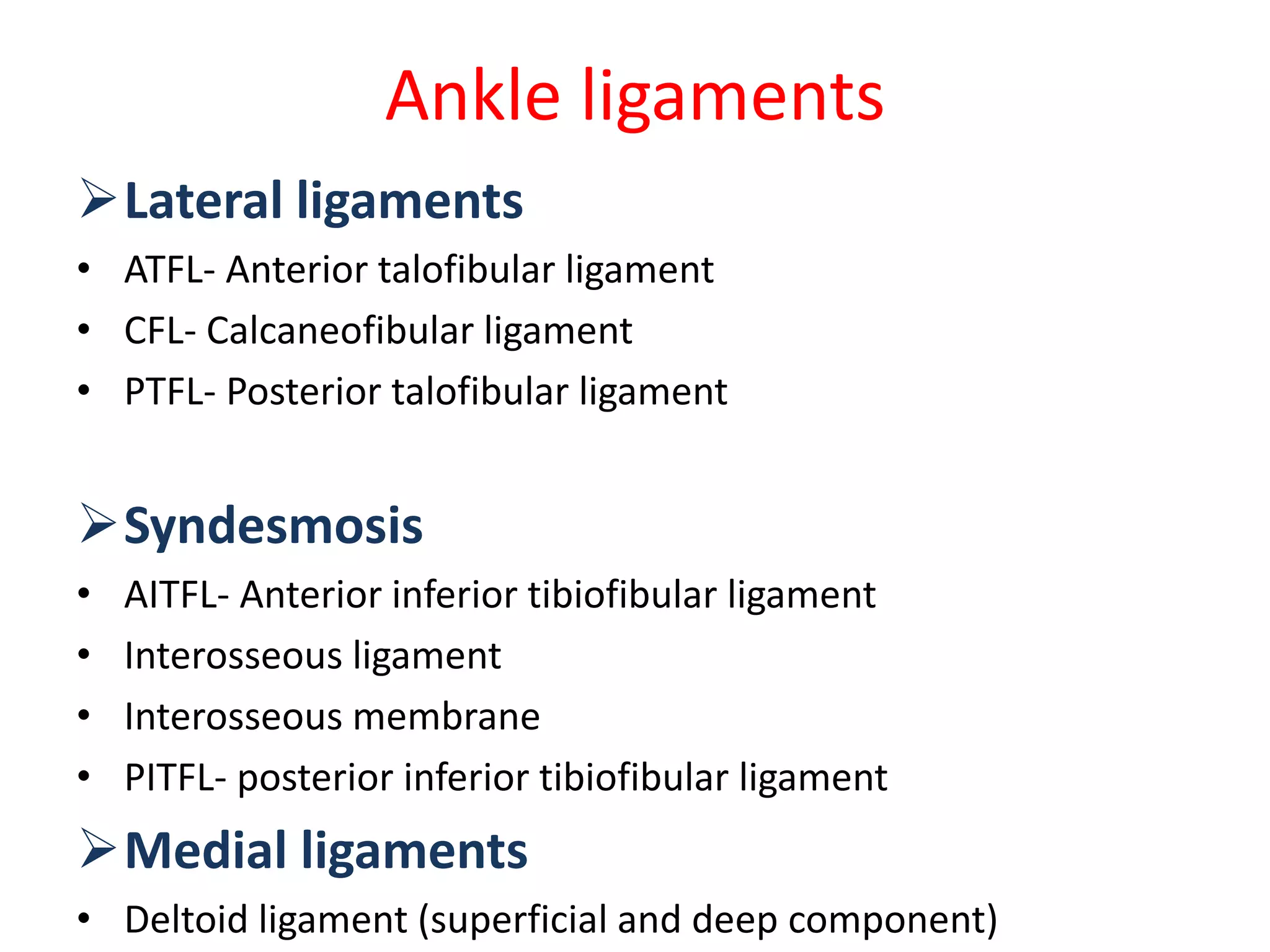Ankle fractures | PPTX