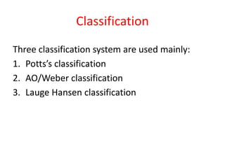 Ankle fractures | PPTX