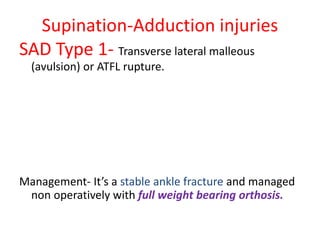 Ankle fractures | PPTX
